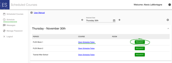 Schedule Appointments | Student User Manual - Enriching Students
